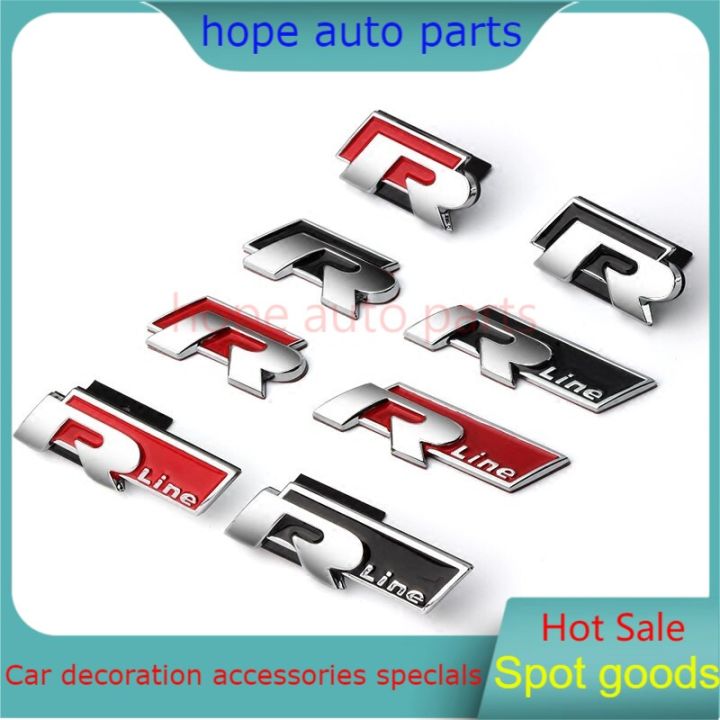 NEW Upgrade vw Volkswagen passat R logo line side logo car sticker tail ...