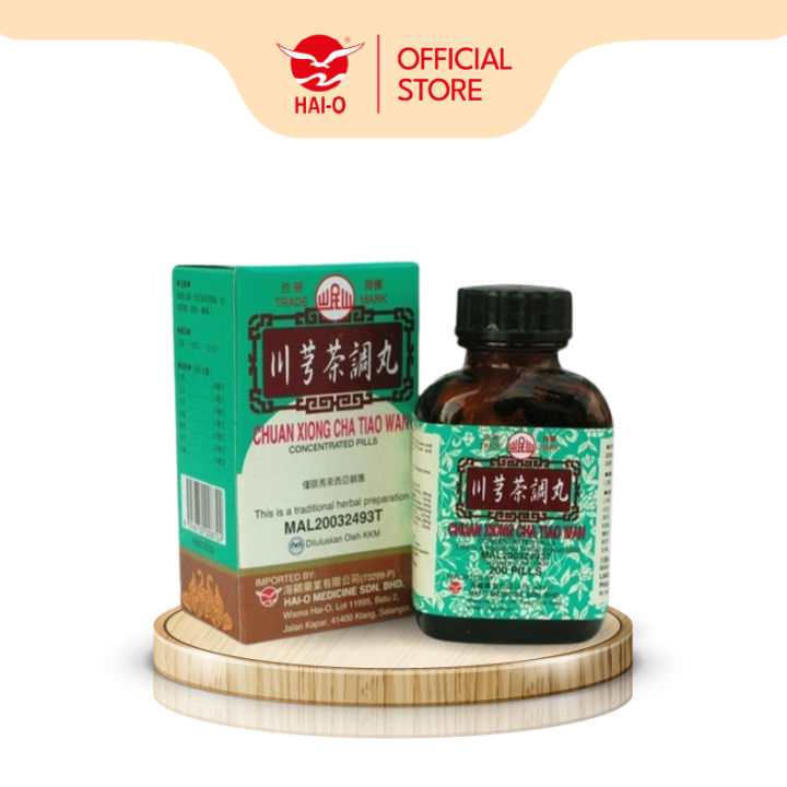 MIN SHAN Chuan Xiong Cha Tiao Wan - concentrated (200's) 岷山 川芎茶调丸浓缩丸 ...