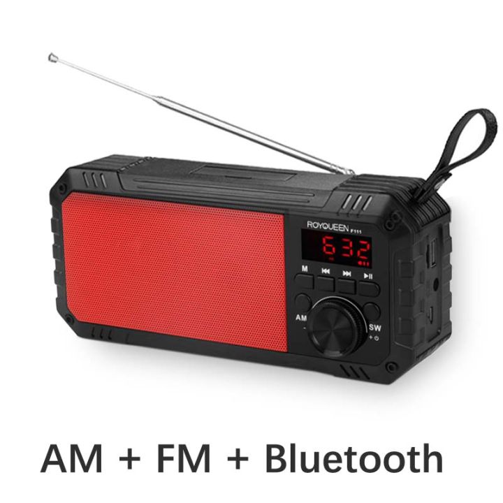 Portable FM AM SW Radio Handheld USB TF MP3 Player Digital LED Display ...