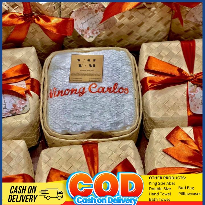 Abel Towel White Rainbow Abel Gift Set Wedding Souvenirs Items Blanket ...