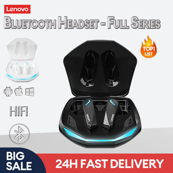 Lenovo GM2 Pro TWS Gaming Bluetooth Earphone Bluetooth 5.3 Low Latency Wireless Headset with Mic ...