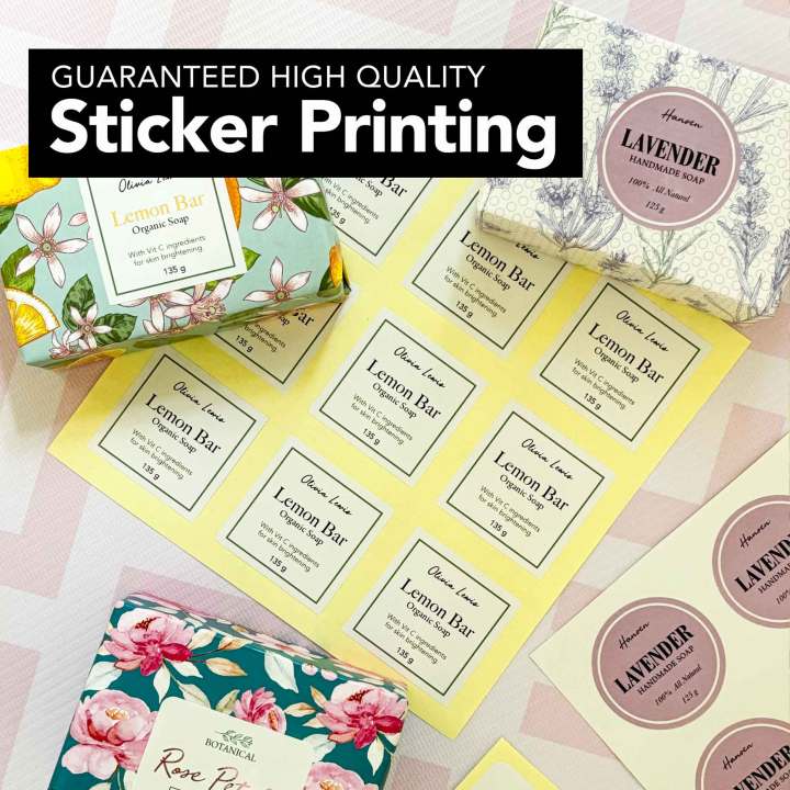 Sticker Label Printing A3 per sheet (Does not Smear) | Lazada PH
