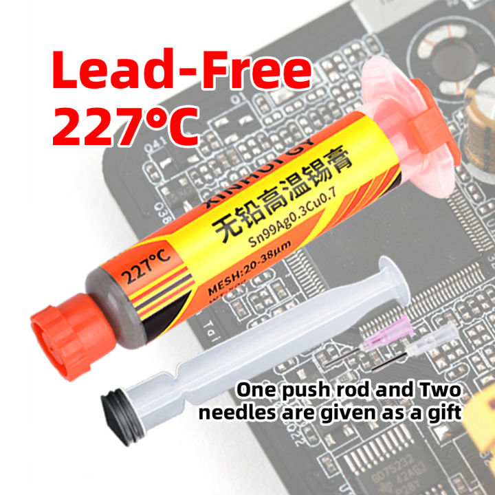 Environment-friendly lead-free solder paste with 227-degree melting ...
