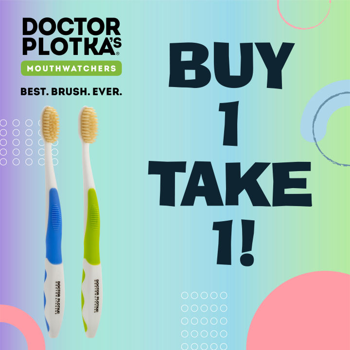 Dr. Plotka Toothbrush - BUY 1 TAKE 1 | Lazada PH