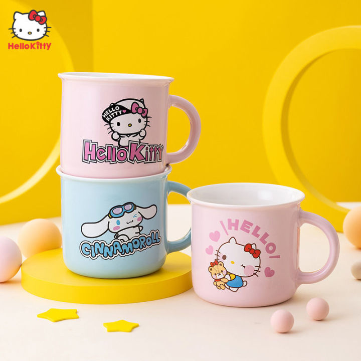 Sanrio Anime Hello Kitty Mug Cartoon Kawaii Kuromi My Melody ...