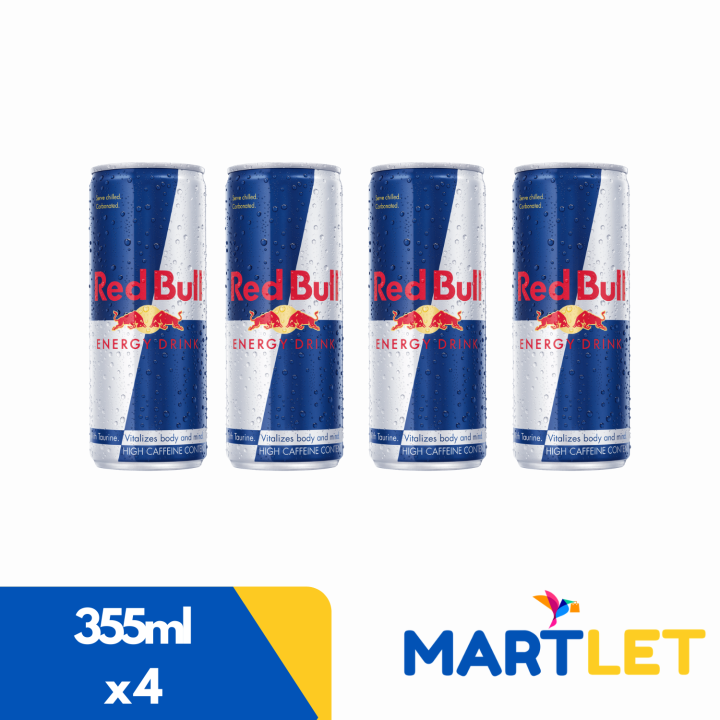 Red Bull Energy Drink, 355 ml (4 pack) | Lazada PH