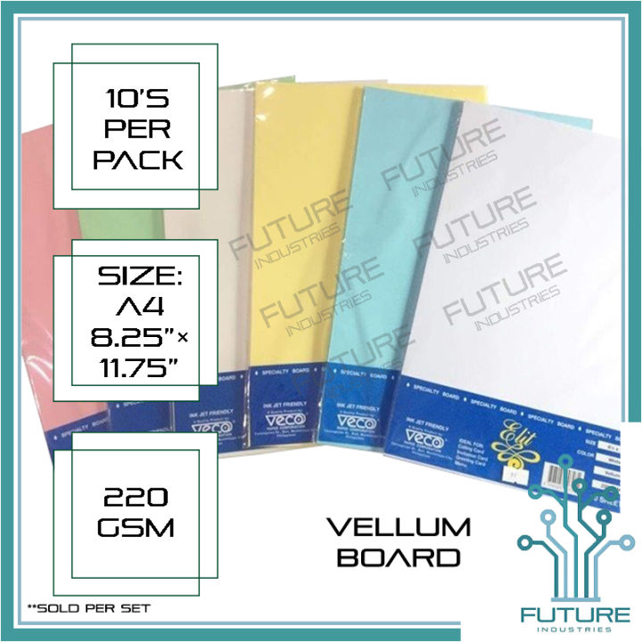 Vellum Board Veco Specialty Board Paper Boards Papers 220GSM Vellum ...