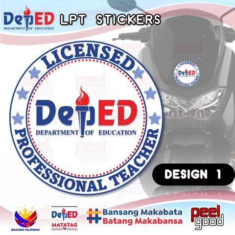 DEPED Stickers - Vinyl Laminated (new designs) 2.5 & 3 inches | Lazada PH