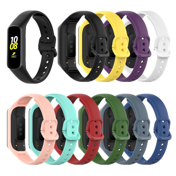 สายนาฬิกาข้อมือสำหรับ Samsung Galaxy Fit E Sm R375สายรัดข้อมือซิลิโคน
