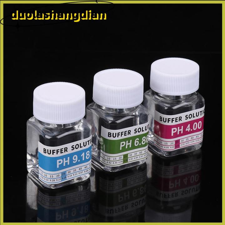 [Duola] Reusable 50 Ml Bottles Of PH 4.00 6.86 9.18 Calibration ...