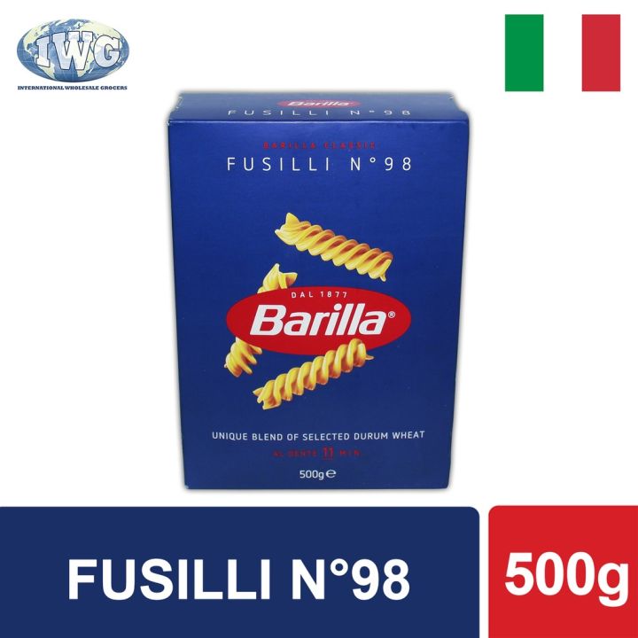 IWG BARILLA Italian Pasta Fusilli 500g | Lazada PH