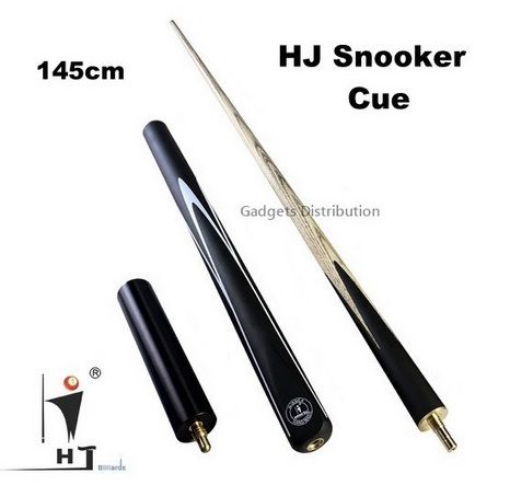 HJ Cue Snooker Cue Billiard 2-piece 145cm + Rest Extension 15cm 2056.1 ...