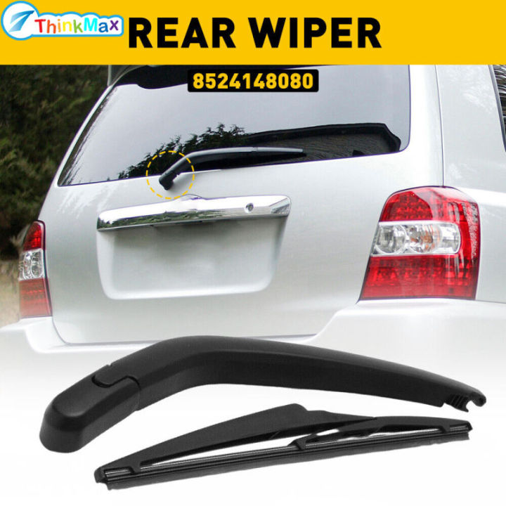 Car Rear Windshield Wiper Arm Blade Assembly All-weather Natural Rubber ...
