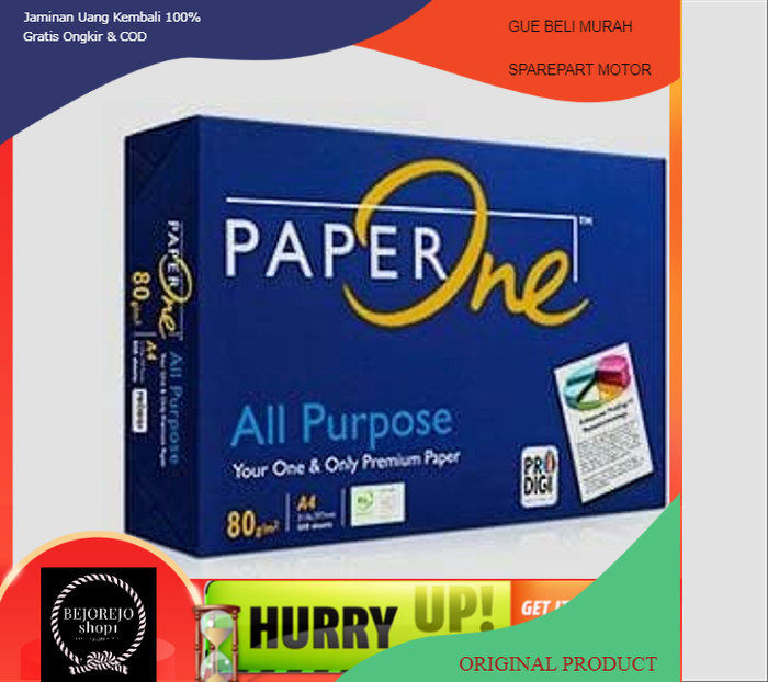 Harga paper one a4 80 gram store