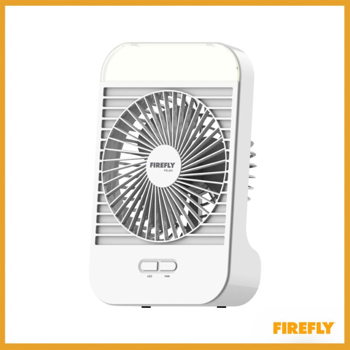 Firefly 5" Rechargeable Fan with Night Light - FEL651 | Lazada PH