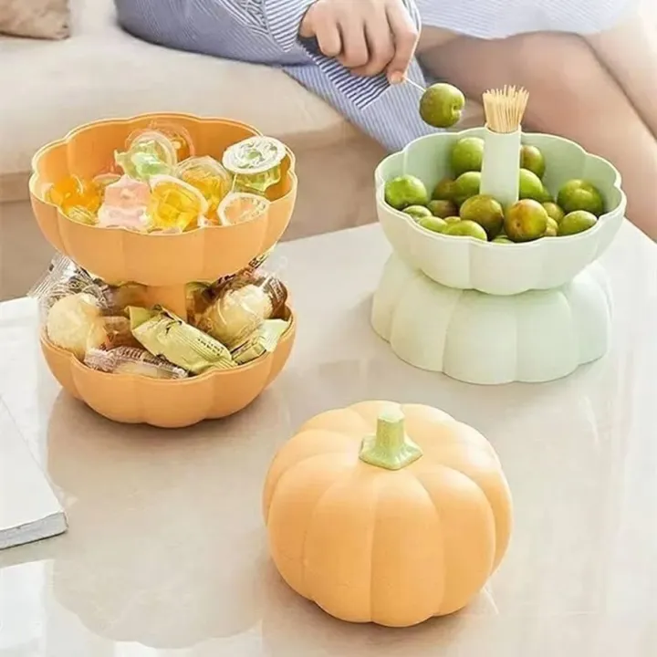 Wadah / Tempat permen bentuk labu / Pumpkin candy boxToples Labu Piring ...