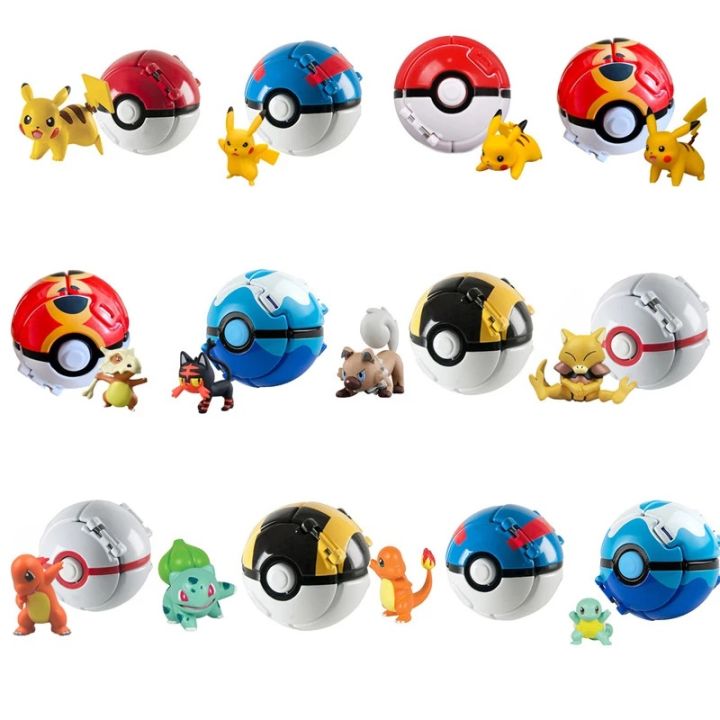 YUELEO Toys for Kids Automatically Bounce Pokemon Pokeball Toy | Lazada PH