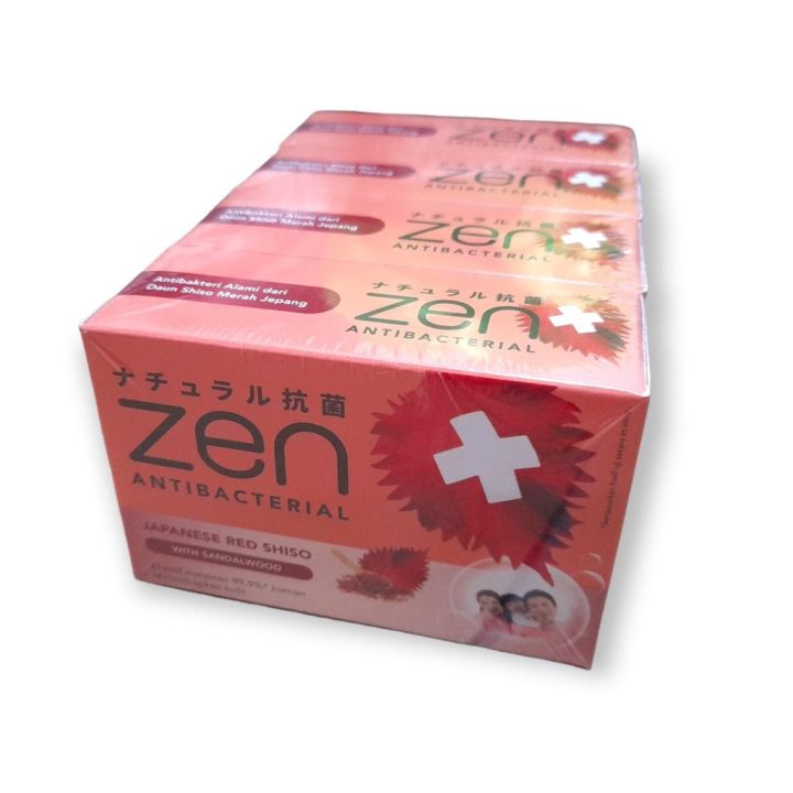 1 PACK 4 PCS SABUN BATANG ZEN / ZEN ANTIBACTERIAL SABUN BATANG SISO ...
