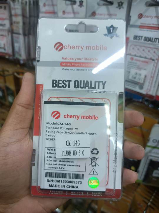Cherry Mobile Battery Original High Quality for CM-14G FLARE HD 3.0 ...