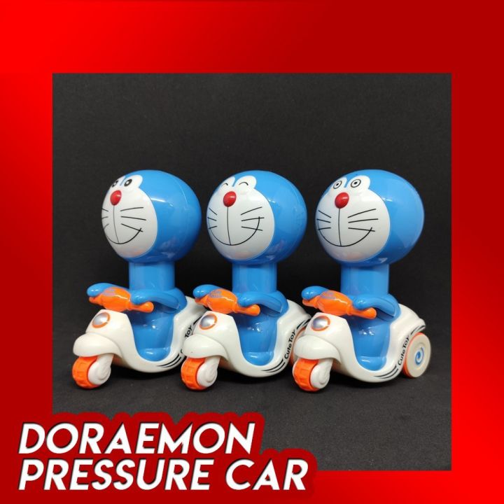 Doraemon Fun Pressure Car Vehicle Play Set Mini Toys (2312) | Lazada