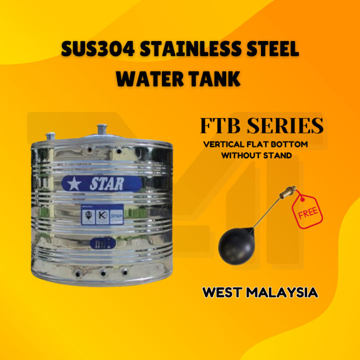 STAR 900 LITRES - 1100 LITRES FTB WATER TANK SUS304 Stainless Steel ...