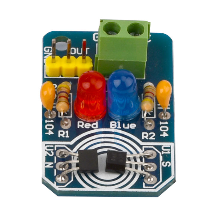 Aideepen Hall cực từ phát hiện bắc-nam phát hiện nam châm cảm biến cảm ứng nam châm bắc-nam cực ...