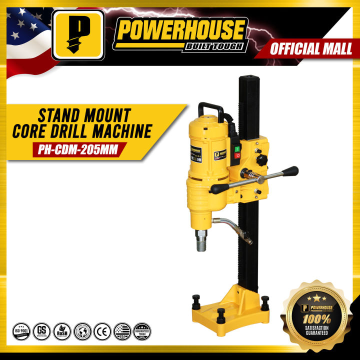 Powerhouse USA Stand Mount Core Drill Machine 205mm Capacity 4000w PH ...