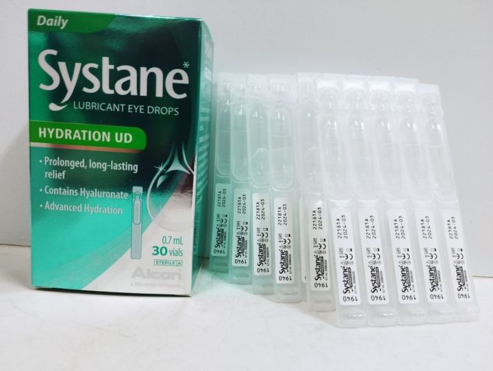 Systane Hydration UD Lubricant Eye Drops For Daily 30x0.7ml Exp: 6/24 ...