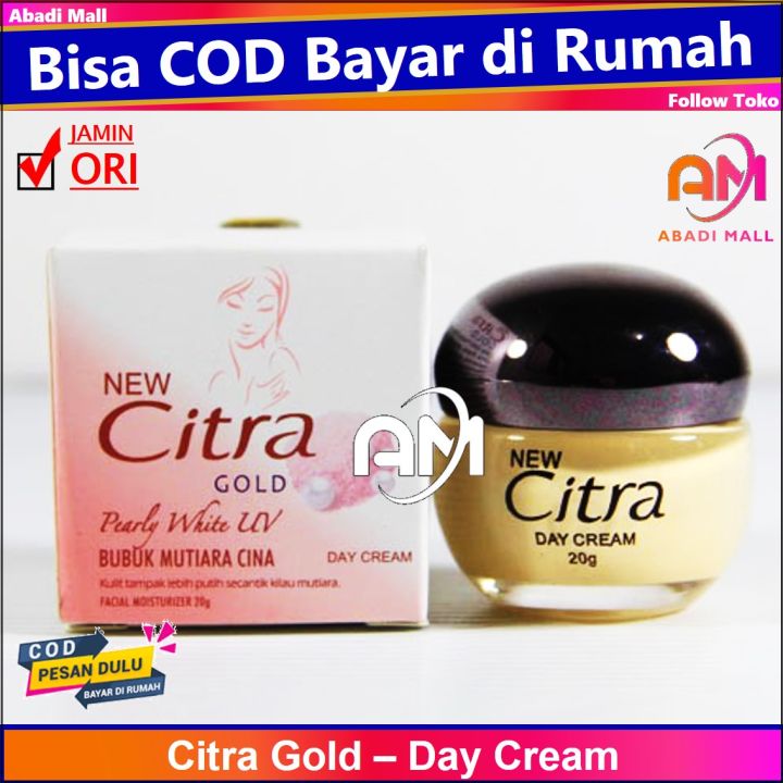 Krim Siang Citra Gold Pearly White UV Day Cream 20 gr Abadi Mall ...