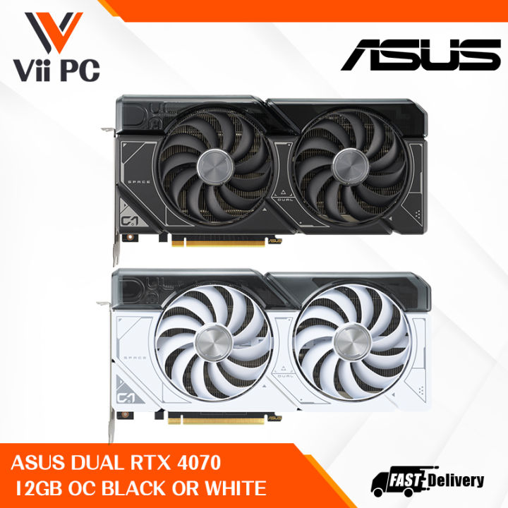 ASUS DUAL RTX4070 RTX 4070 OC 12GB DDR6X Graphic Card WITH TWO POWERFUL ...