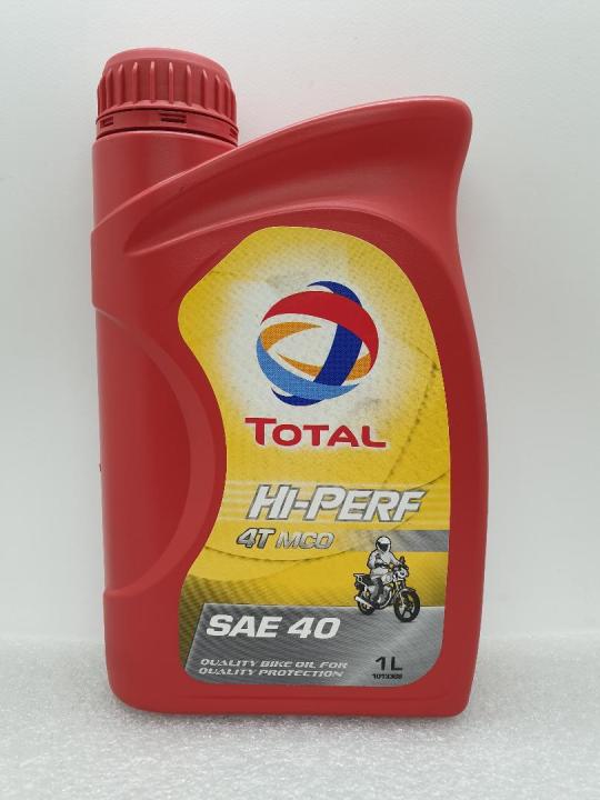 TOTAL HI-PERF 4T MCO SAE 40 1L | Lazada
