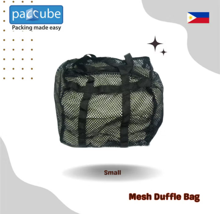 PACCUBE Mesh Duffle Bag Small | Small Mesh Bag | Beach Bag | Swim Mesh ...