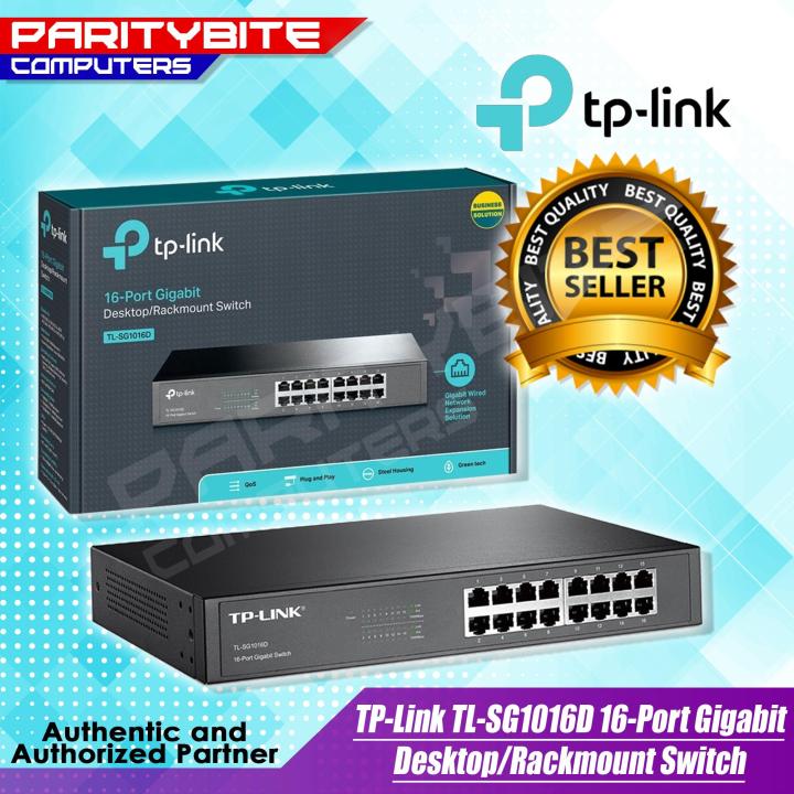 TP-Link TL-SG1016D 16-Port Gigabit Desktop/Rackmount Switch | Lazada PH