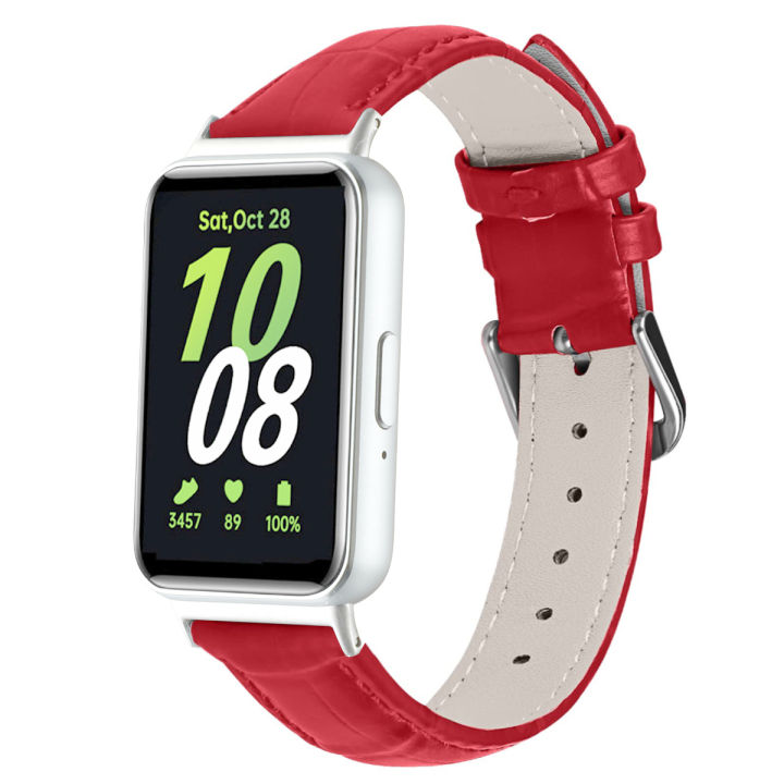 Samsung Galaxy Fit สายรัดข้อมือสำหรับเปลี่ยนสายรัดหนังสมาร์ทวอท์ช3 Sm