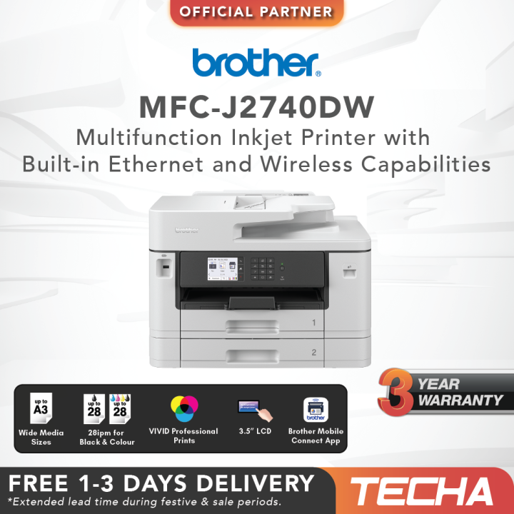Brother MFC-J2340DW / MFC-J2740DW | Auto Duplex | Multi-Function ...