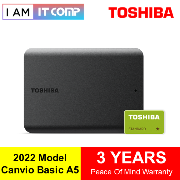 Toshiba Canvio Basic (A5) / Canvio Partner (A5) USB-C Portable External Hard Drive Type-C HDD ...