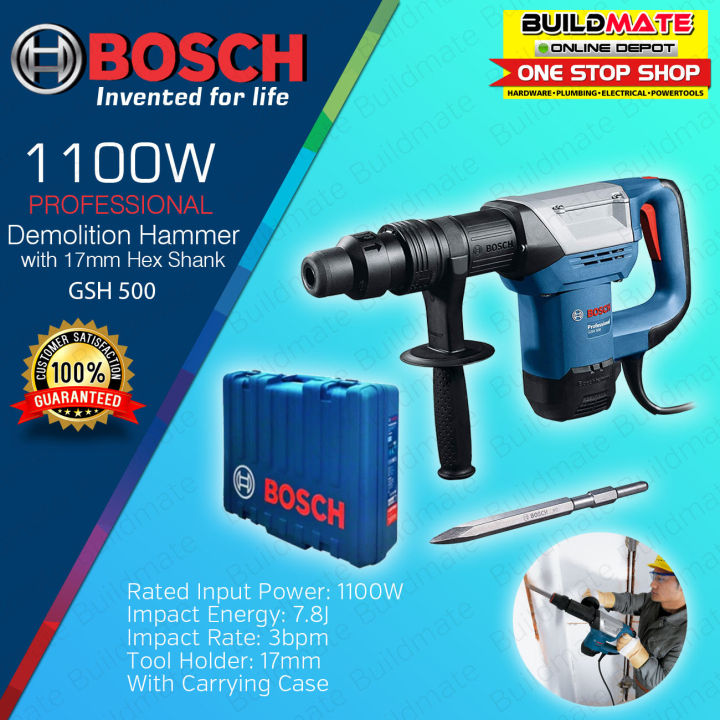 BOSCH Professional SDS HEX 1100W Electric Jack Demolition Hammer ...