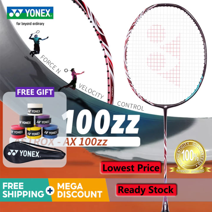 YONEX ASTROX 100zz Original Full Carbon Fiber Single 99 pro Badminton Racket With Bag and Free ...