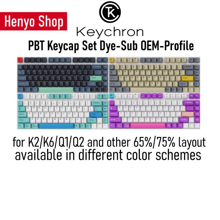 OEM Dye-Sub PBT Keycap Set for 75% or 65% Layout | Lazada PH