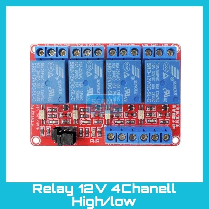 Relay 12V 4channel module high/low level trigger opto isolation 4CH | Lazada Indonesia