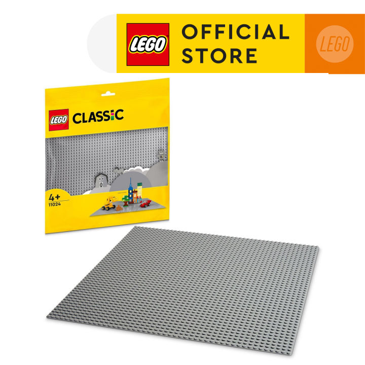 LEGO Classic 11024 Gray Baseplate Building Kit for Kids (1 Piece ...