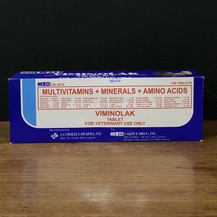 denge Viminolak Tablet (100 tablets/box) | Lazada PH