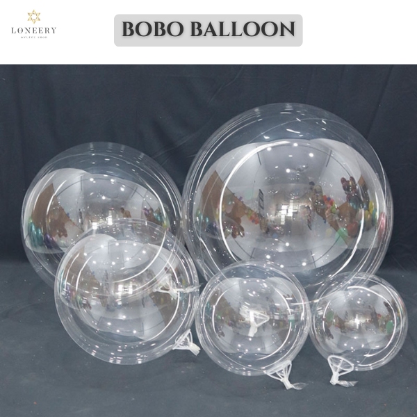 Bobo Balloon 11/18/20/24/30/36cm | Clear Transparent Bubble Balloon ...