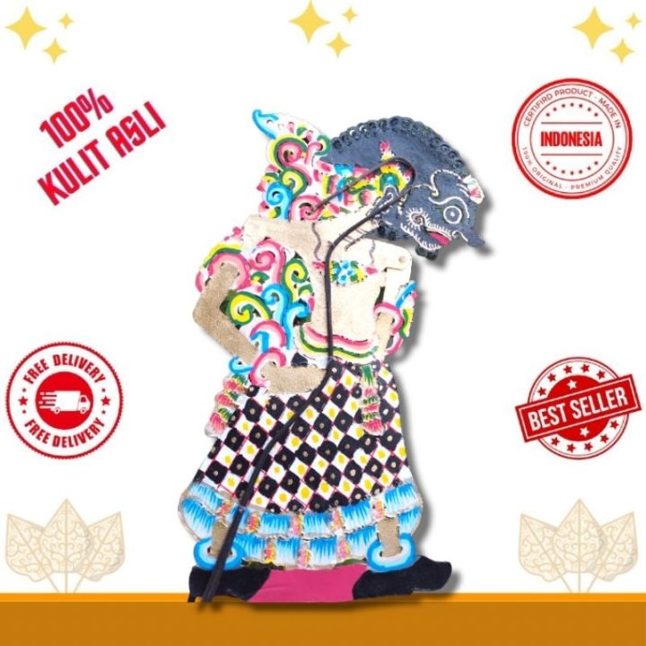 Wayang Kulit Asli 60cm Dewa Ruchi Wayang Bahan Kulit Sapi Ukuran ...