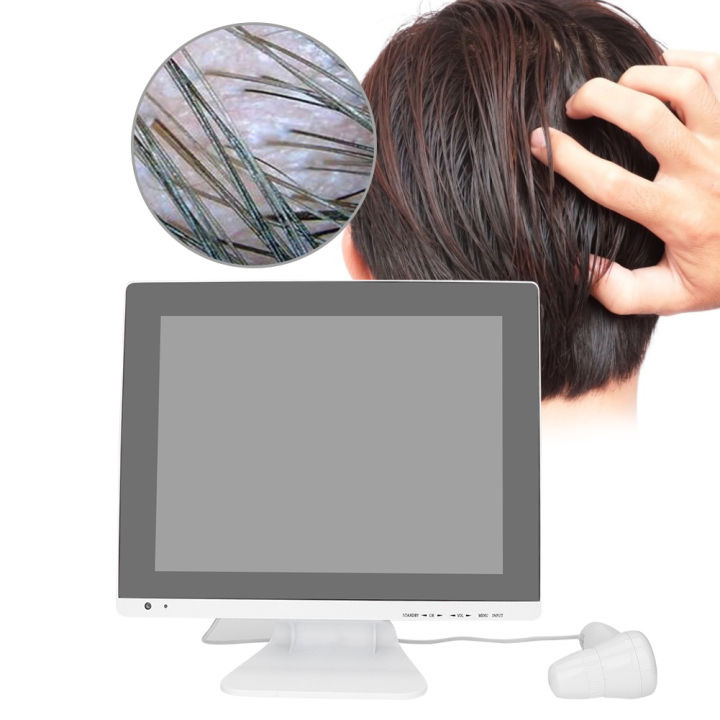 LCD Intelligent Hair Analyzer Skin Detector Hair Follicle Scalp ...