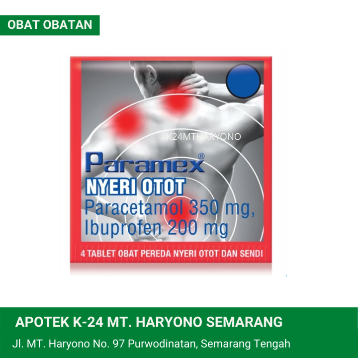 Paramex Nyeri Otot Strip Isi 4 Tablet - Obat Nyeri Otot Sendi dan Pegal ...
