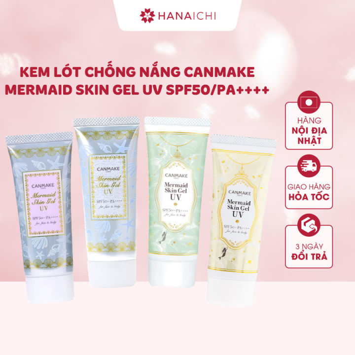 Kem lót chống nắng Canmake Mermaid Skin Gel UV SPF50+ PA++++ 40g - Nội địa Nhật | Lazada.vn
