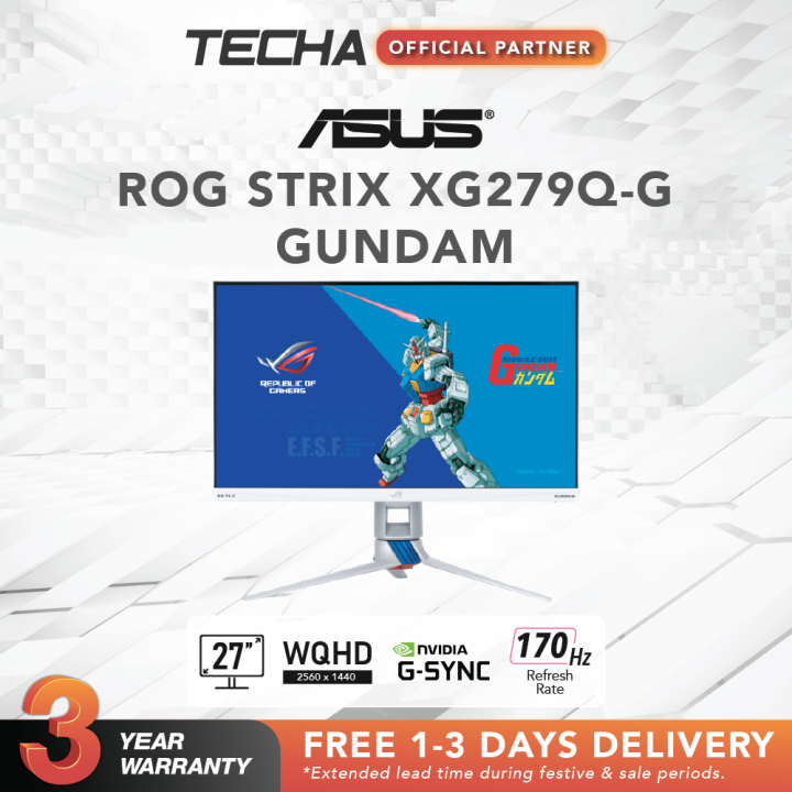 ASUS ROG STRIX XG279Q-G Gundam Edition | 27" WQHD | IPS | 170Hz | 1ms ...