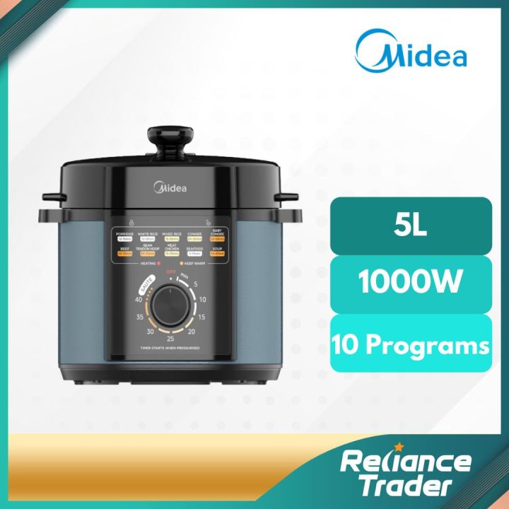 Midea Pressure Cooker Non Stick (5.0L) MY-CH501W | Lazada