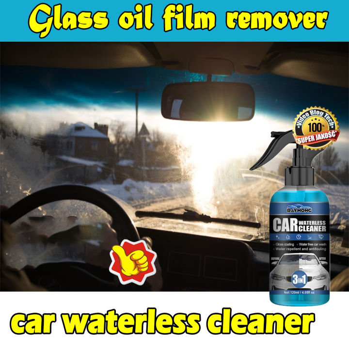 Car glass oil film remover Front windshield cleaner Decontamination ...